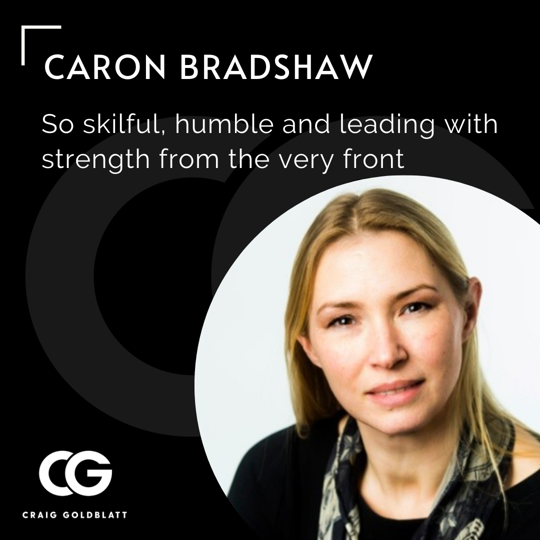 So skilful, humble and leading with strength from the very front ...